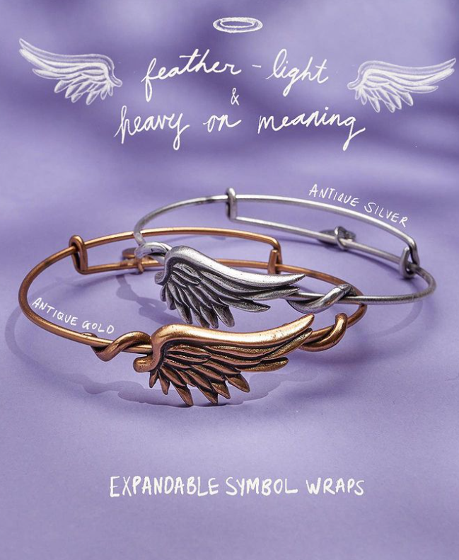 Angel wing bangle store