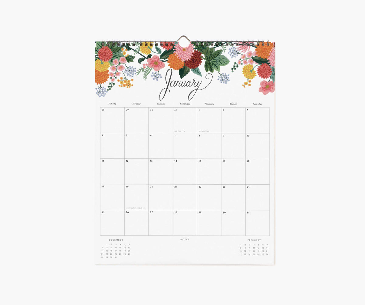 2026 Dahlia Appointment Calendar – Crazy Ladies & More Inc.