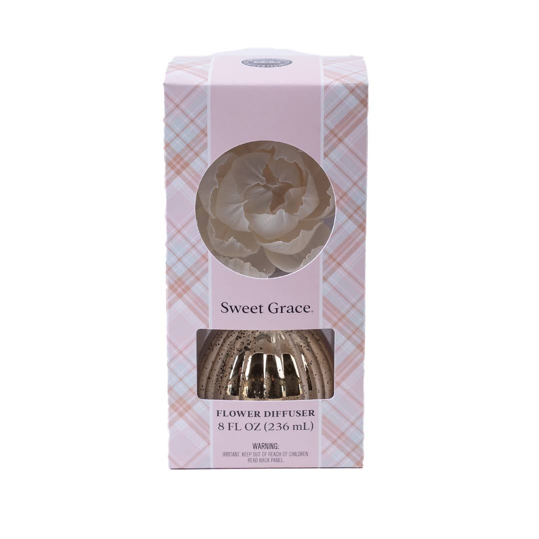 Sweet Grace Plaid Flower Diffuser – Crazy Ladies & More Inc.